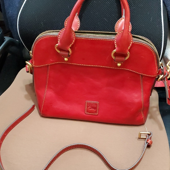 Dooney & Bourke | Bags | Dooney Bourke Cherry Red Satchel | Poshmark